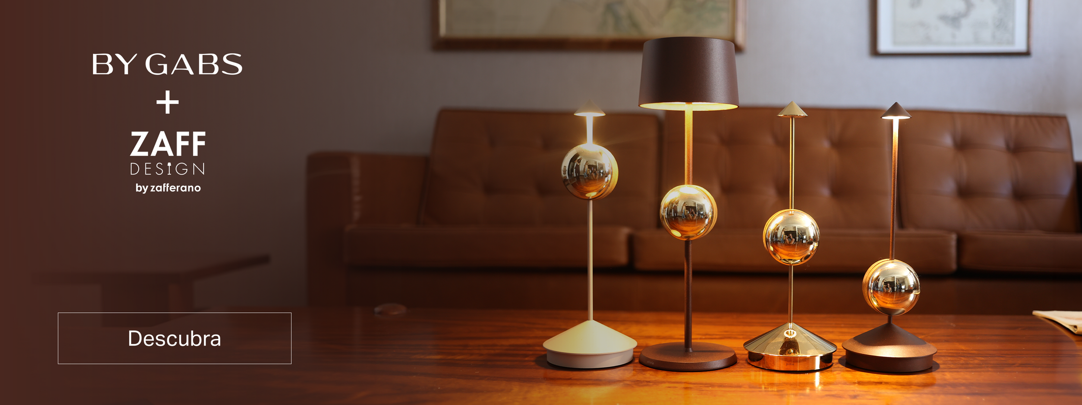 Zaff Design: luminárias de decoração sem fio Zafferano