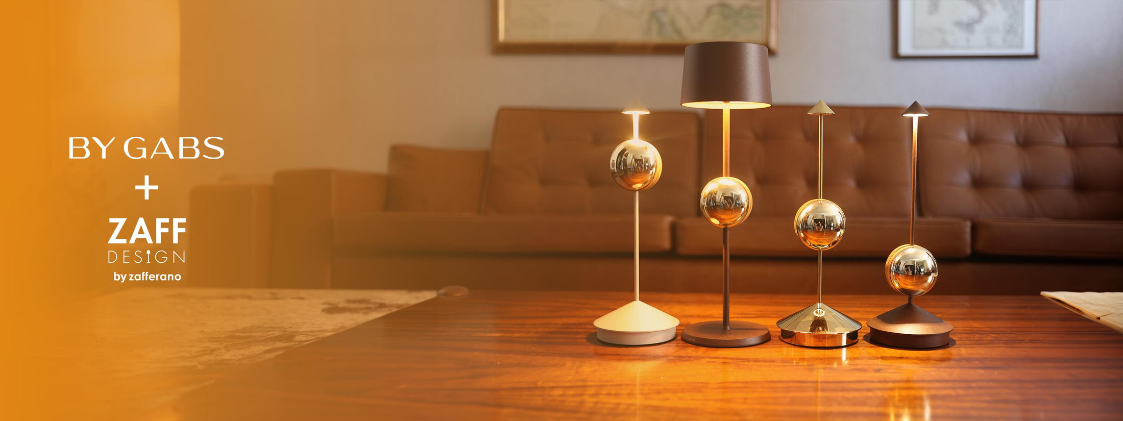Zaff Design: luminárias de decoração sem fio Zafferano